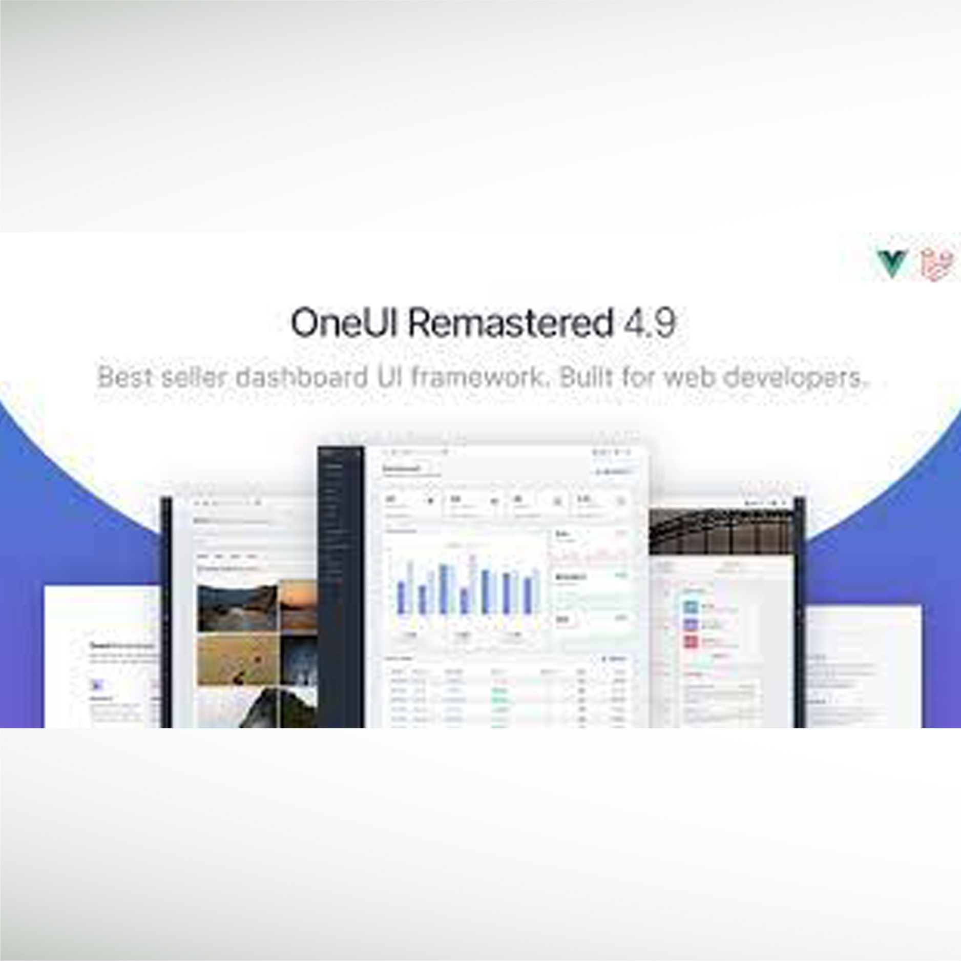 Web App: OneUI Bootstrap 4 Admin Dashboard Theme Free Download
