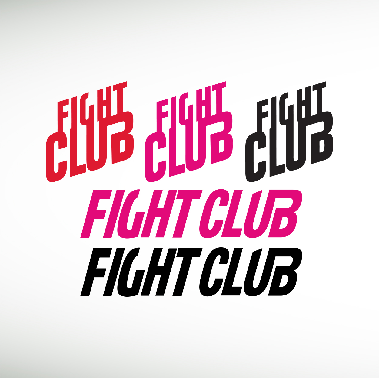Film Vector: Fight Club 1999 Film Vector Logo Free Download